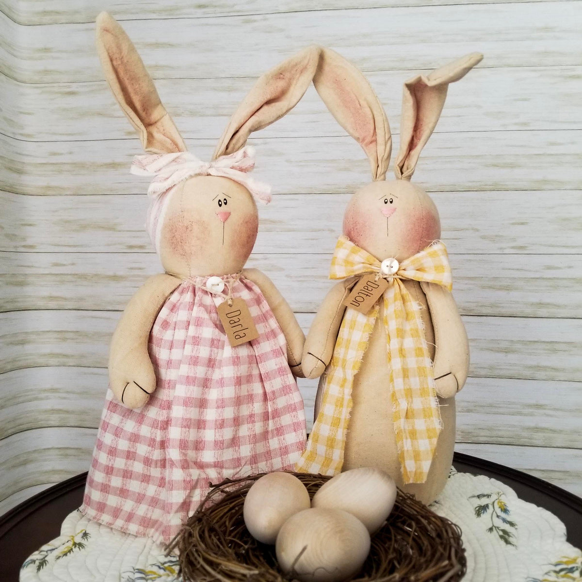 Darla and Dalton Bunny – Honey + Ray